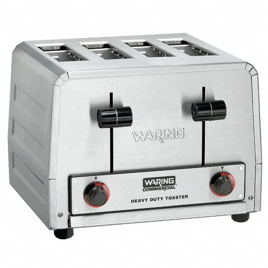 11.875" 4-Slice Heavy Duty Commercial Bagel Toaster - Grainger