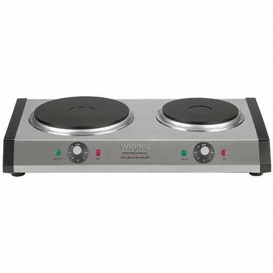 2 Elements, Solid, Double Burner - 6DWF1|WDB600 - Grainger