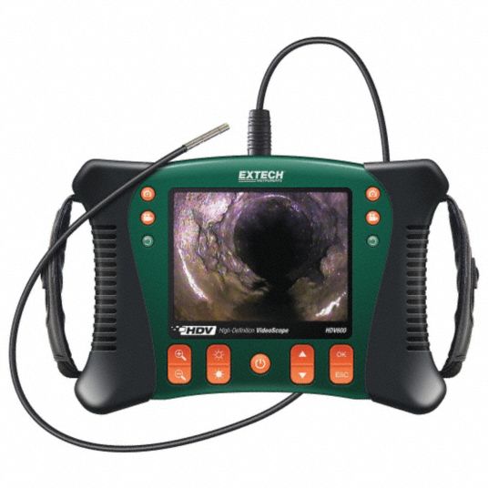 EXTECH, 640 x 480, 1 m Shaft Lg, Videoscope Kit - 6DWU7|HDV610 - Grainger