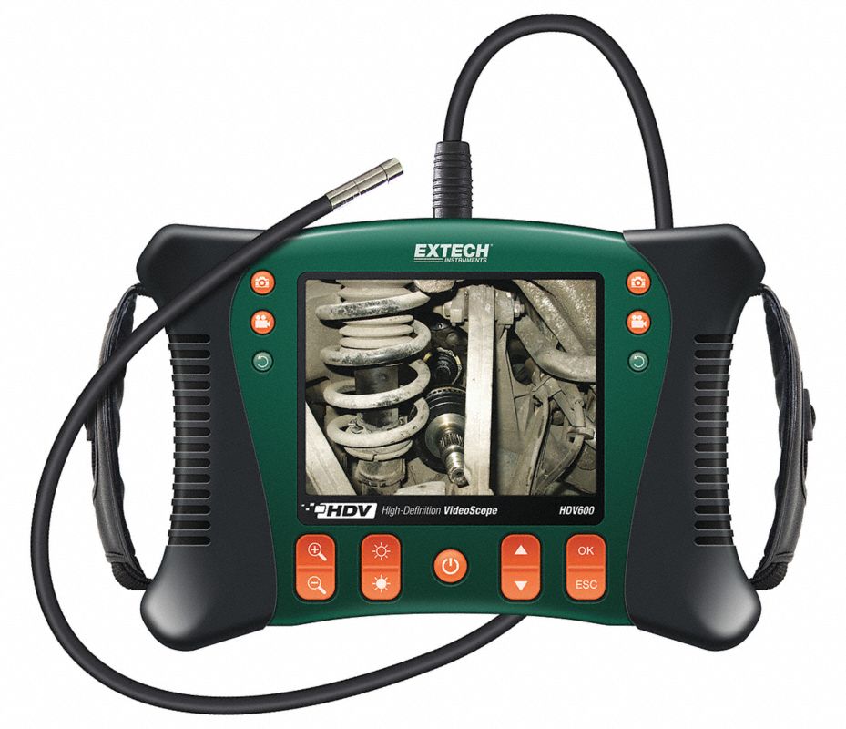 EXTECH Boroscopio d/Video,dia. Flecha - Boroscopio - 6DWU8 | HDV620 ...