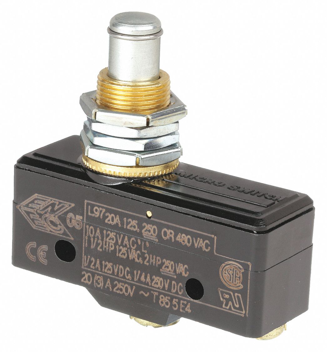 HONEYWELL, Plunger Actuator, 1NO/1NC, Snap Action Switch - 6DXA6|BA ...