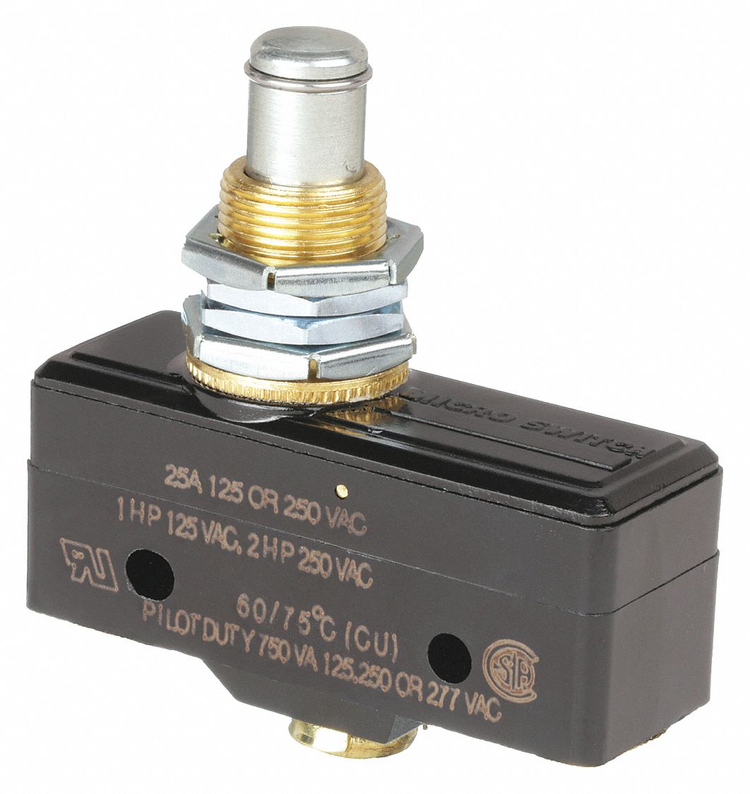 HONEYWELL, Plunger Actuator, 1NO/1NC, Snap Action Switch - 6DXC0|BE ...