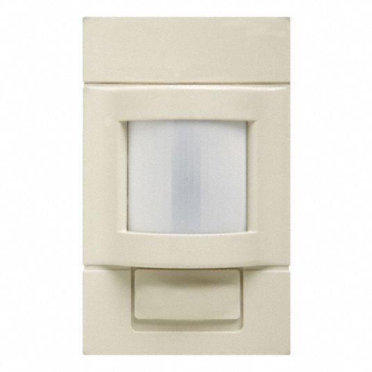 Wall Switch Box Occupancy Sensor, 1200 sq ft Passive Infrared, Ivory ...