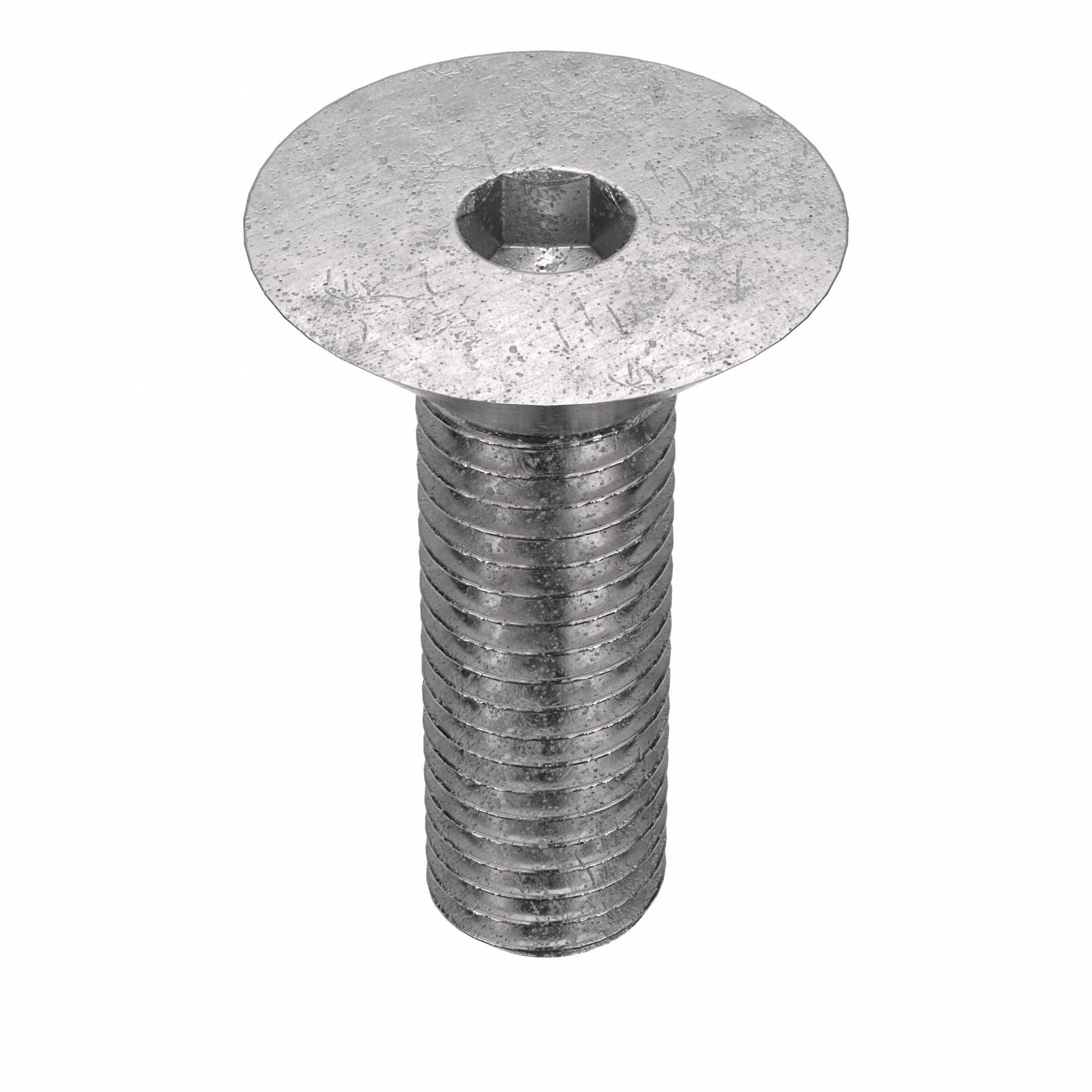 Flat, Metric Socket Flat Head Cap Screw, M12-1.75, Stainless Steel, A2 ...