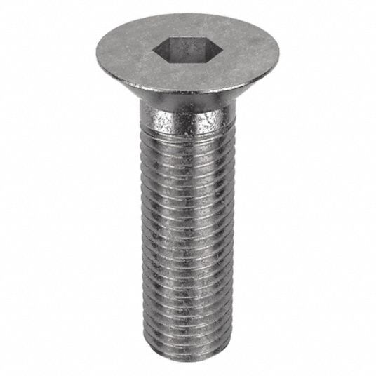 M16-2 Thread Size, 50 mm Lg, Socket Flat Head Screw - 6DY77|51060.160. ...