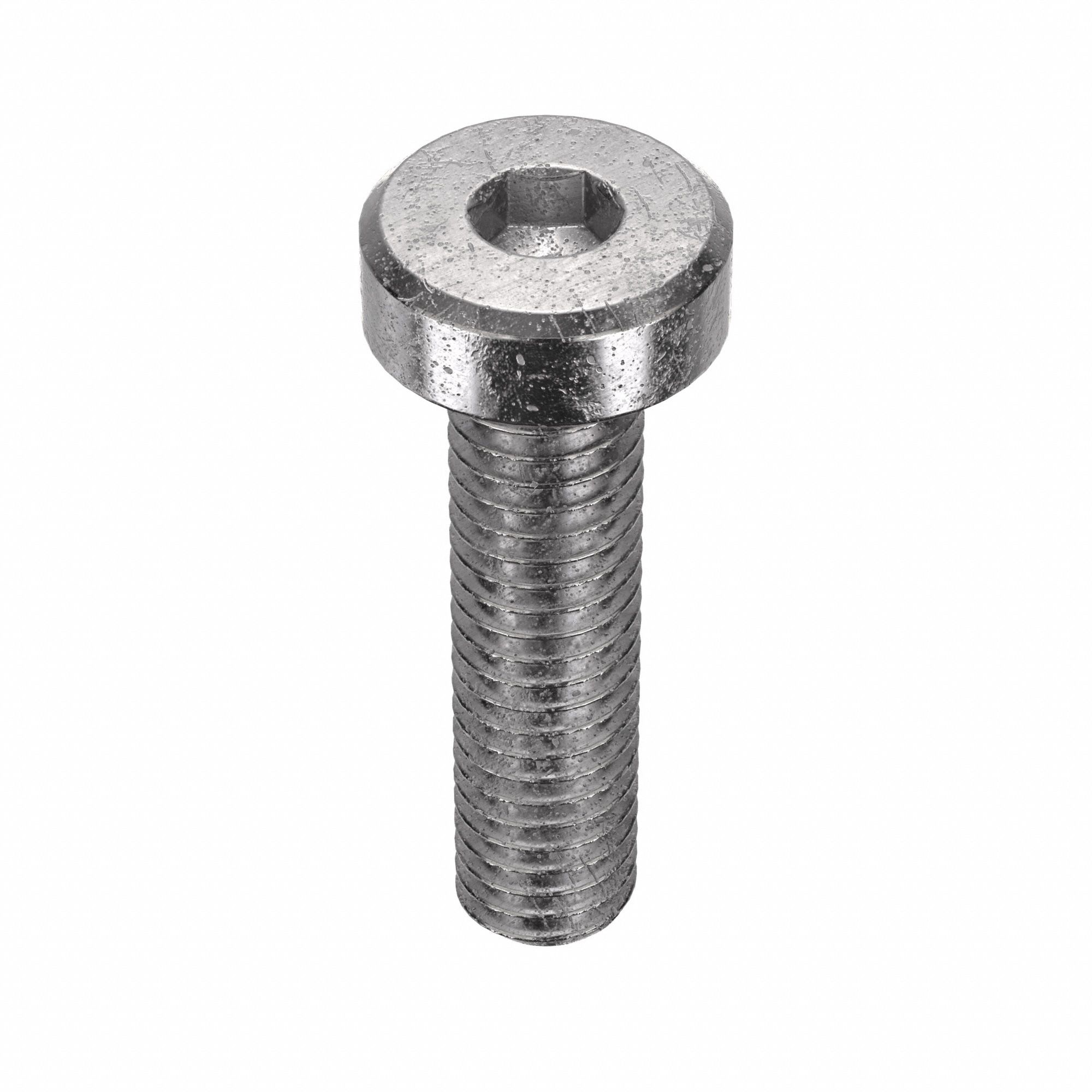 M3x0.50 Thread Size, 12 mm Lg, Socket Head Cap Screw - 6DY82|LHS4X03012 ...