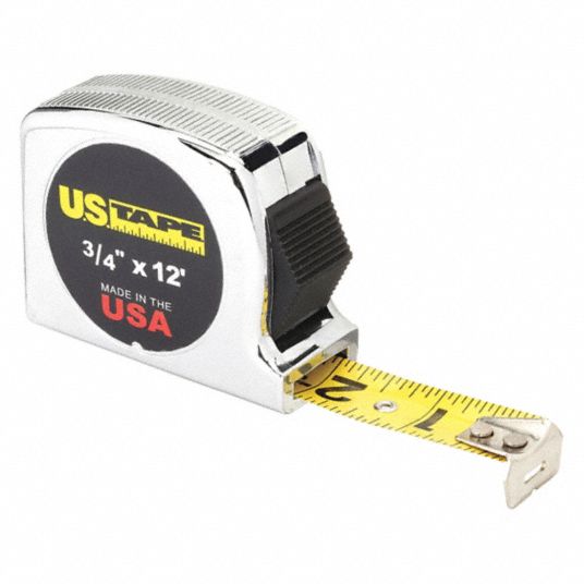 US TAPE, Inch, Nonmagnetic Single Hook Tip, Tape Measure - 6DYP9|56907 ...
