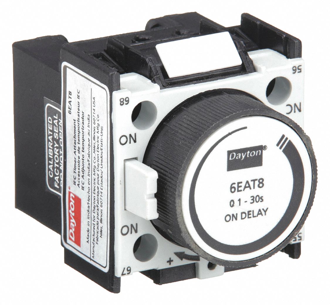 DAYTON, Off Delay, 10 sec – 180 sec, IEC Timer Module - 6EAU2|6EAU2 ...