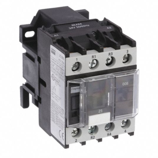 DAYTON, Non-Reversing, 4 Poles, IEC Magnetic Contactor - 6EAY5|6EAY5 ...
