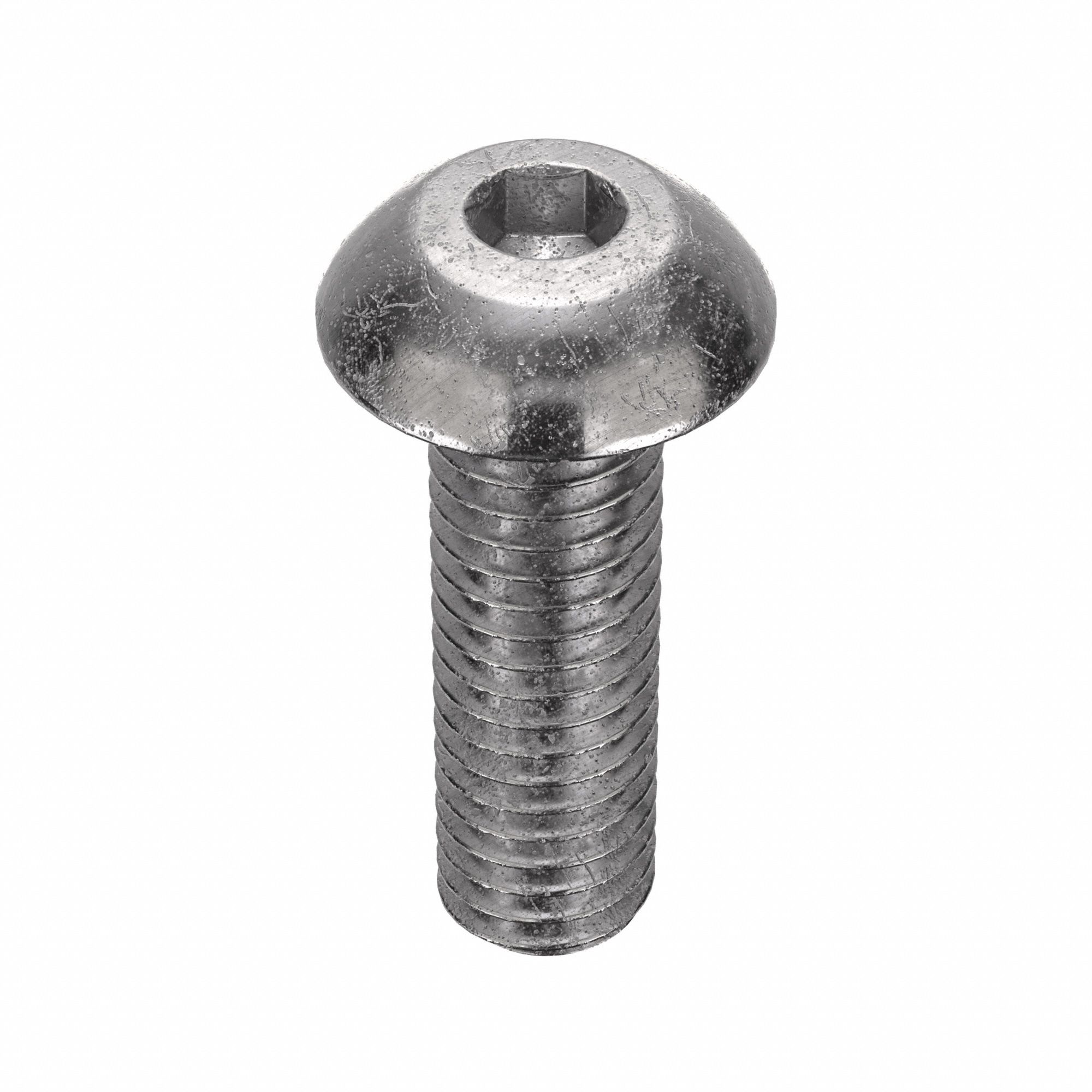 APPROVED VENDOR SHCS,BUTTON,A2 SS,M3-0.50X10MM,PK100 - Socket Head Cap ...