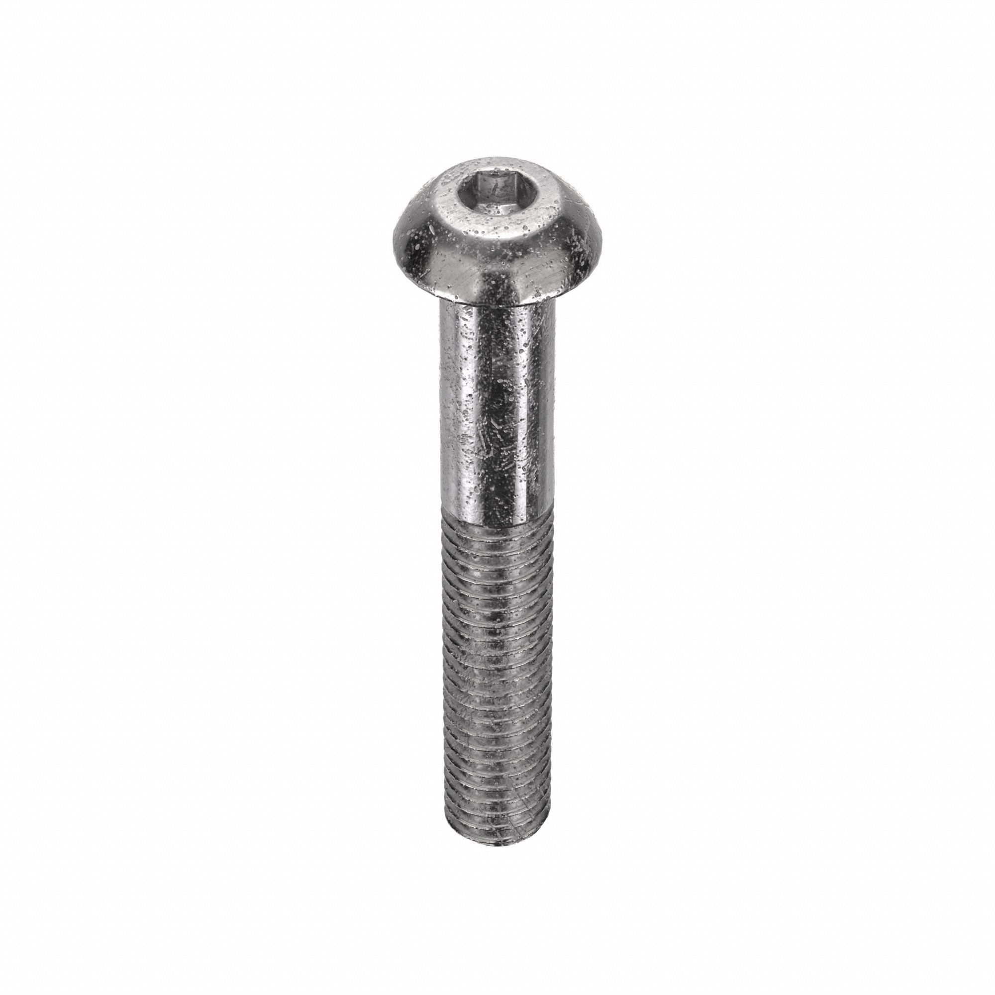 Button, Metric Socket Head Cap Screw, M6-1.00, Stainless Steel, A2 ...