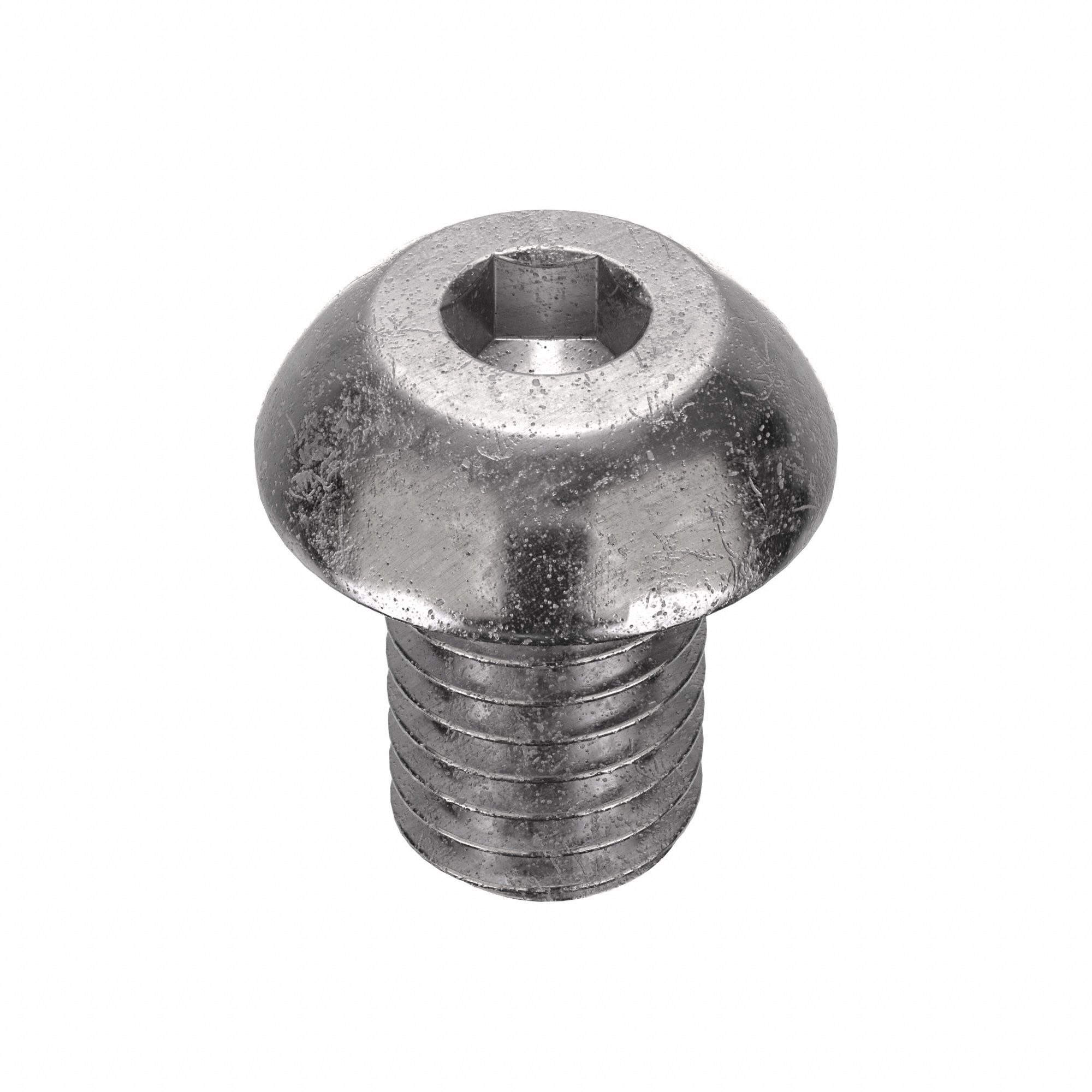Button, Metric Socket Head Cap Screw, M8-1.25, Stainless Steel, A2 ...