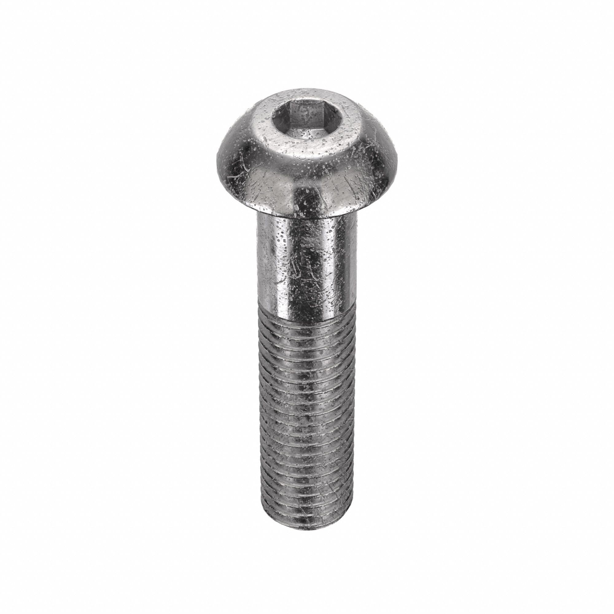 M12x1.75 Thread Size, 55 mm Lg, Socket Head Cap Screw - 6EB87 ...