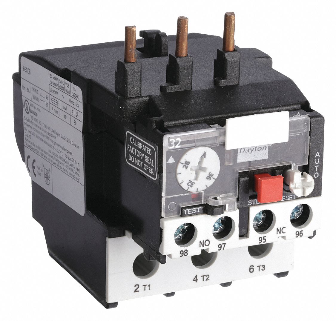 DAYTON OVERLOAD RELAY,IEC,28.00 TO 36.00A - IEC Overload Relays ...