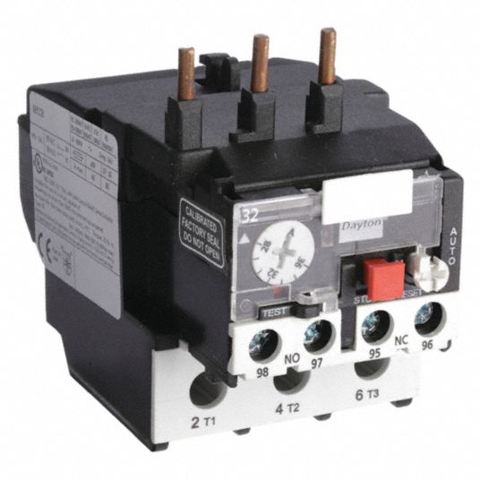 DAYTON, Thermal Protection, 3 Poles, Overload Relay - 6ECC8|6ECC8 ...