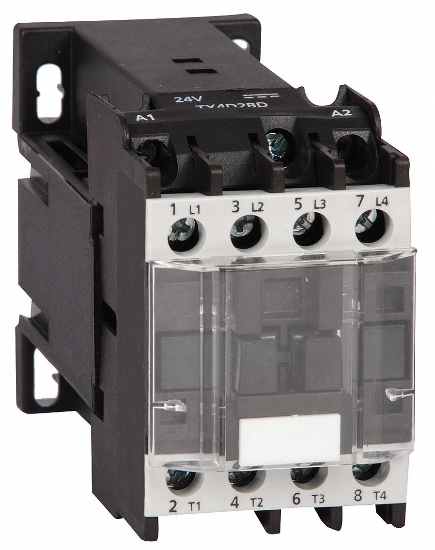 24V DC IEC Magnetic Contactor; No. of Poles 3, 12 Full Load Amps ...