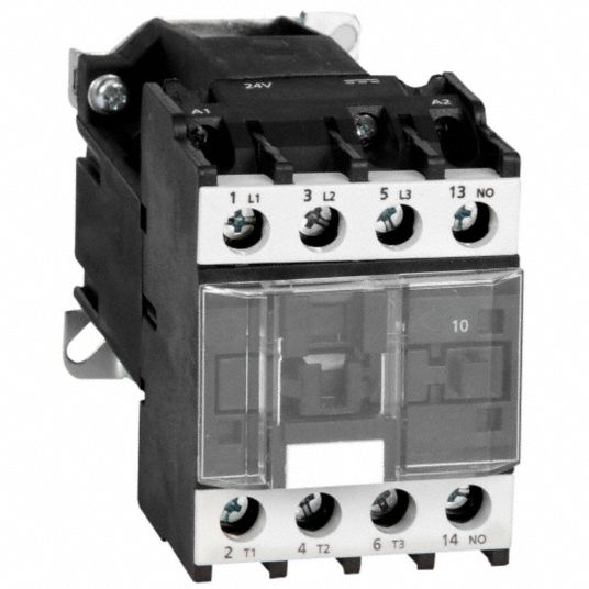 24V DC IEC Magnetic Contactor; No. of Poles 3, 25 Full Load Amps ...