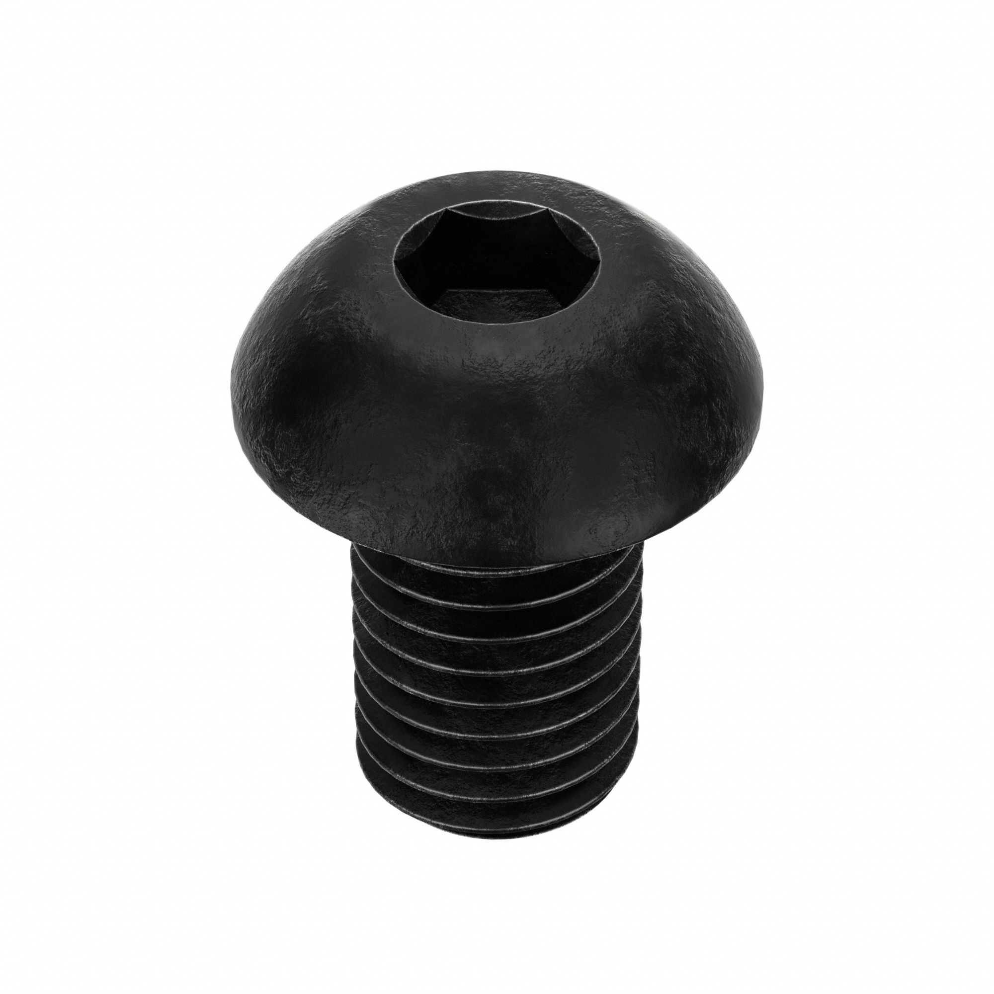 Button, Metric Socket Head Cap Screw, M12-1.75, Steel, Class 10.9 ...