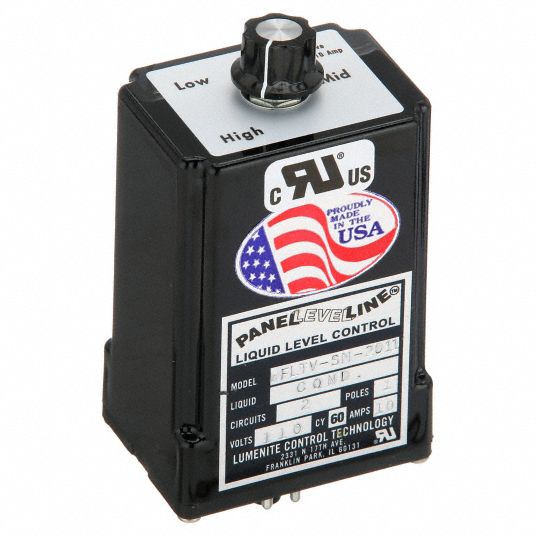 LUMENITE, SPDT, Octal Socket, Liquid Level Controller - 6EEK8|WFLTV-SM ...