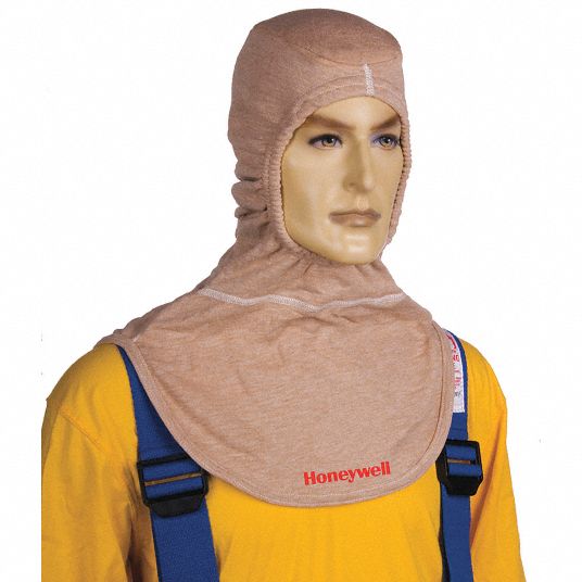 HONEYWELL, PBI(R)/Lenzing FR(R), 5.7 oz Fabric Wt, Bibbed Fire Hood ...