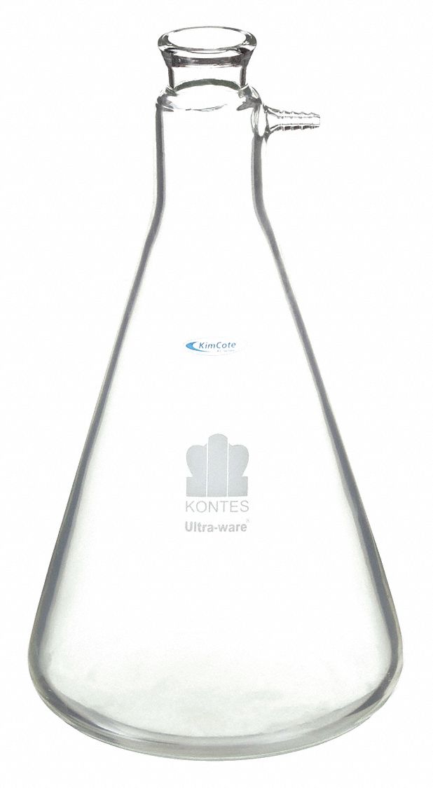 Borosilicate Glass, 4 L Capacity - mL, Filtering Flask - 6EGX4|953760 ...