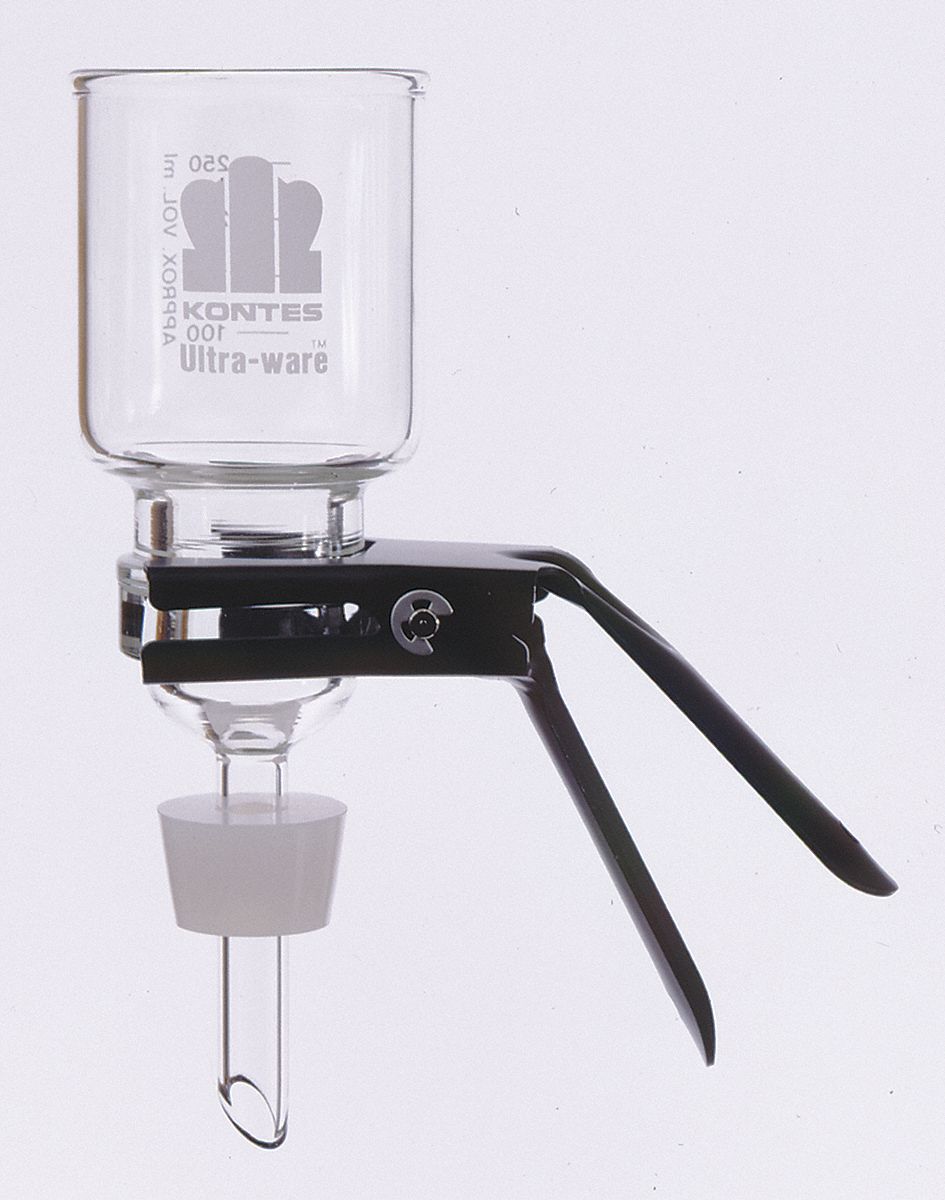 60 um Max Particle Size, 47 mm Dia, Filtration Support Assembly - 6EGX9 ...