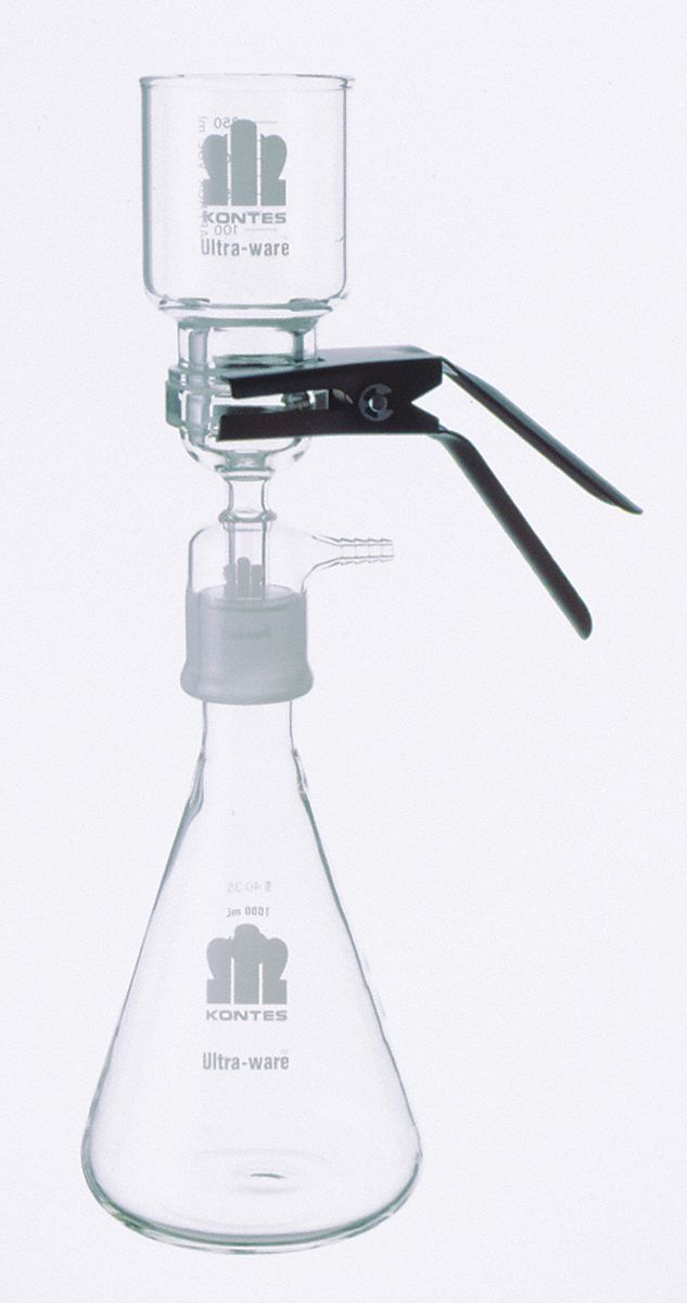 47 mm Dia, Aluminum/Borosilicate Glass/Fritted Glass/Silicone ...