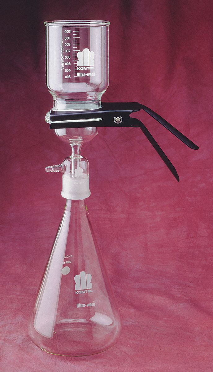 60 um Max Particle Size, 90 mm Dia, Filtration Support Assembly - 6EGY3 ...