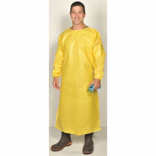 LAKELAND, ChemMax® 1, 13.5 mil Thick, Chemical Resistant Bib Apron ...