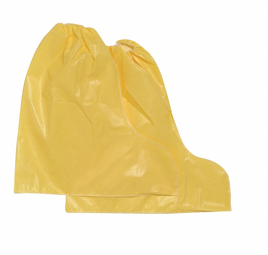 LAKELAND, ChemMax® 1, Yellow, Chemical-Resistant Boot Covers - 6EHH9 ...