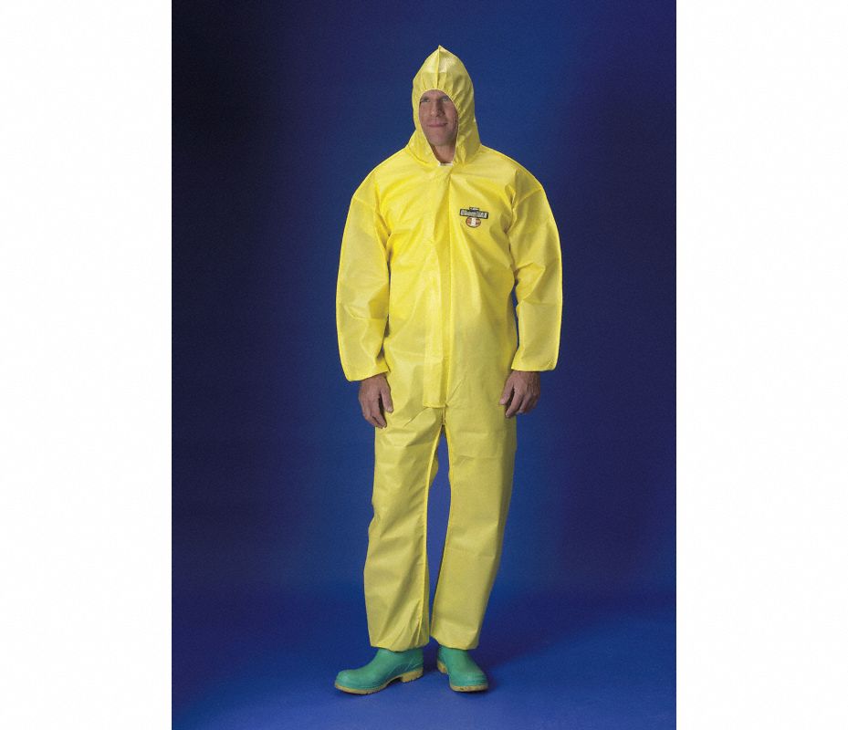 LAKELAND Overol Resistente a Químicos con Capucha ChemMax® 1 Talla XG ...
