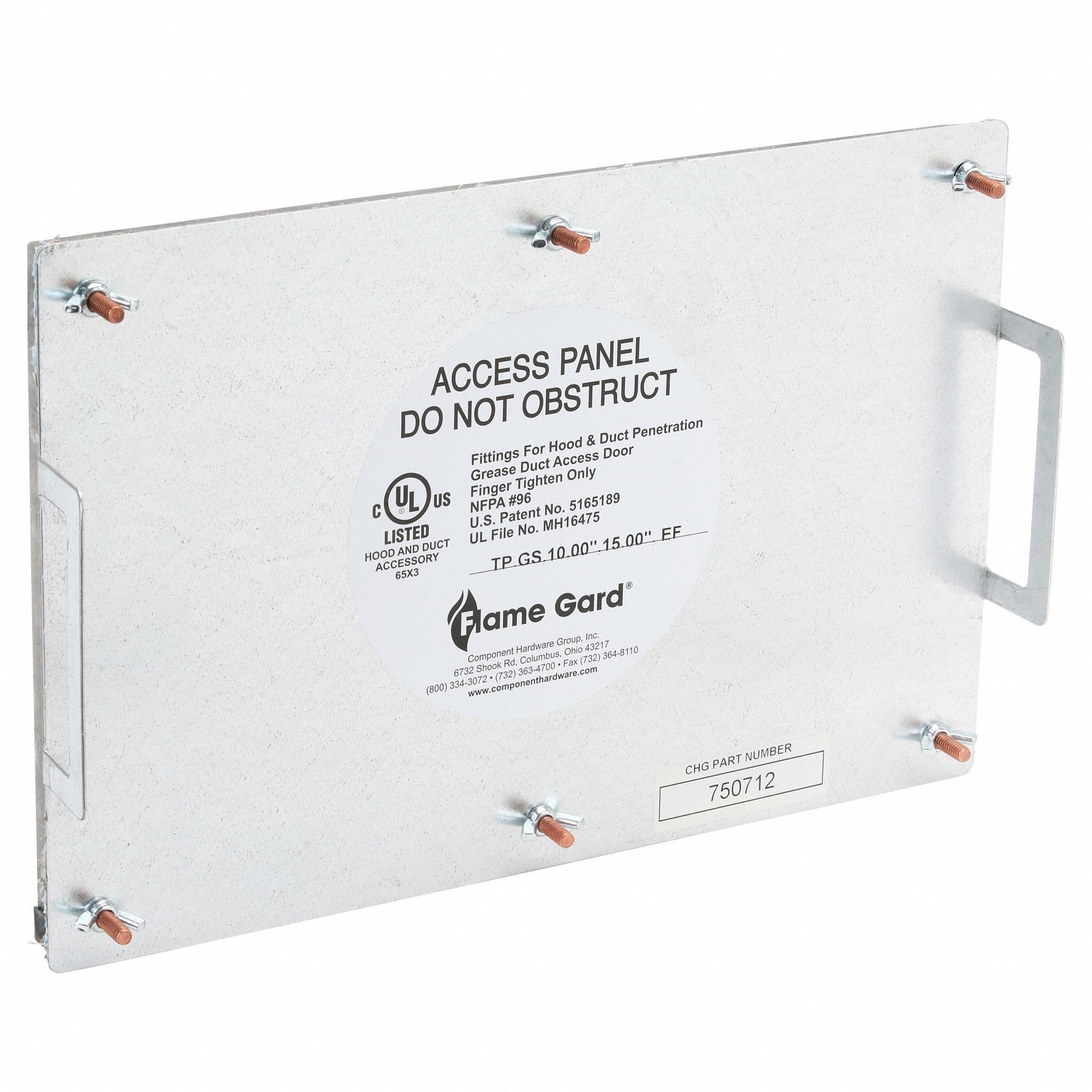 10 in x 15 in, 16 ga, Duct Access Door - 6EJA4|6EJA4 - Grainger