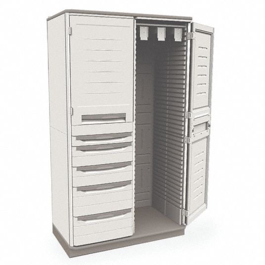 METRO, 41 1/4 in x 23 3/8 in x 72 1/2 in, 5 Drawers, Catheter Storage ...