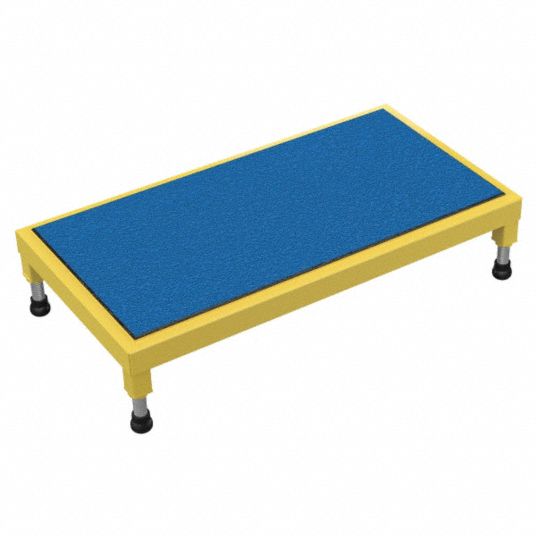 Work Platform, Steel, Quad Access Platform Style, 5 in to 8 in Platform ...