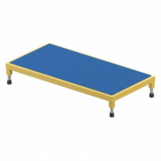 Work Platform, Steel, Quad Access Platform Style, 5 in to 8 in Platform ...