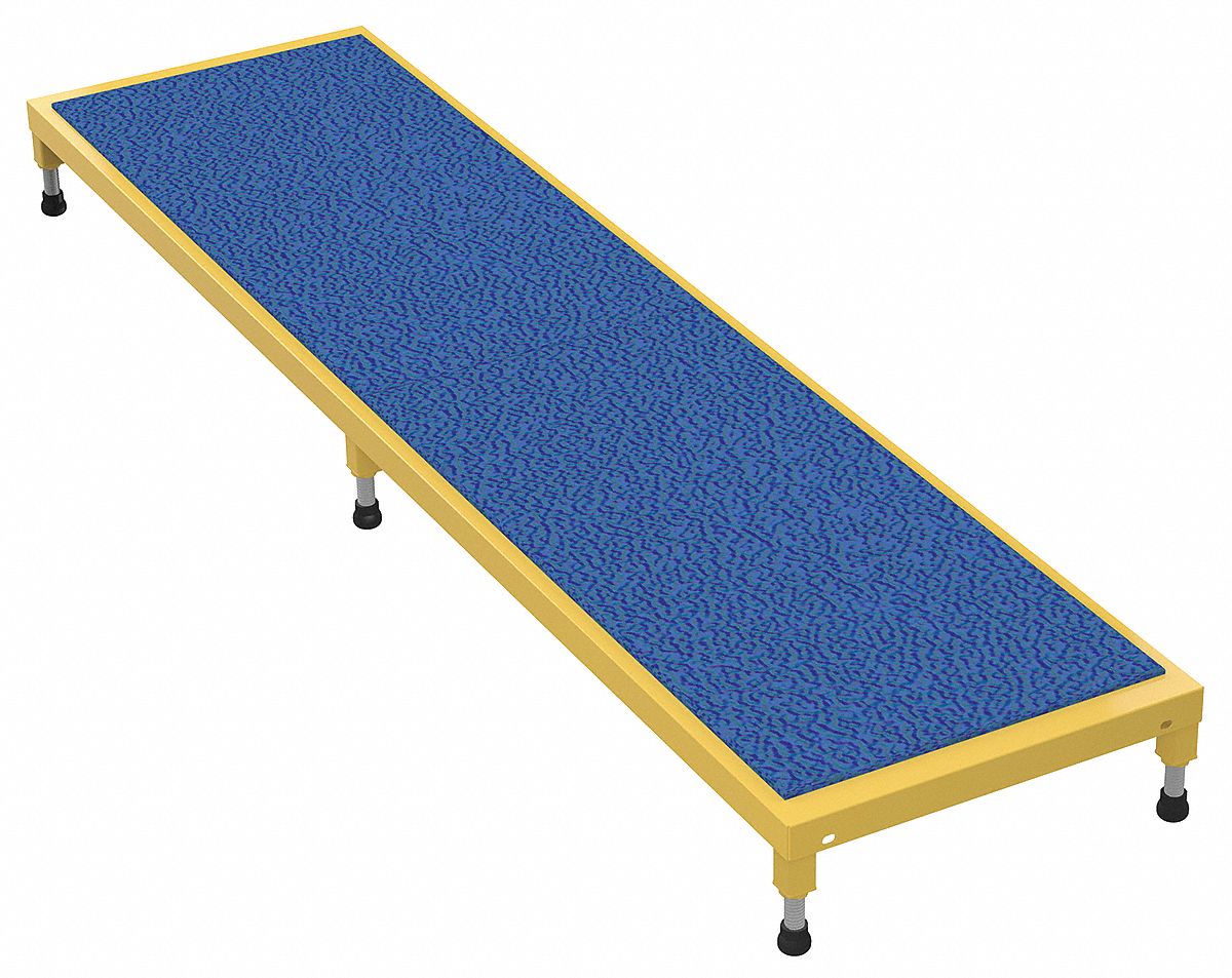 Work Platform, Steel, Quad Access Platform Style, 5 in to 8 in Platform ...