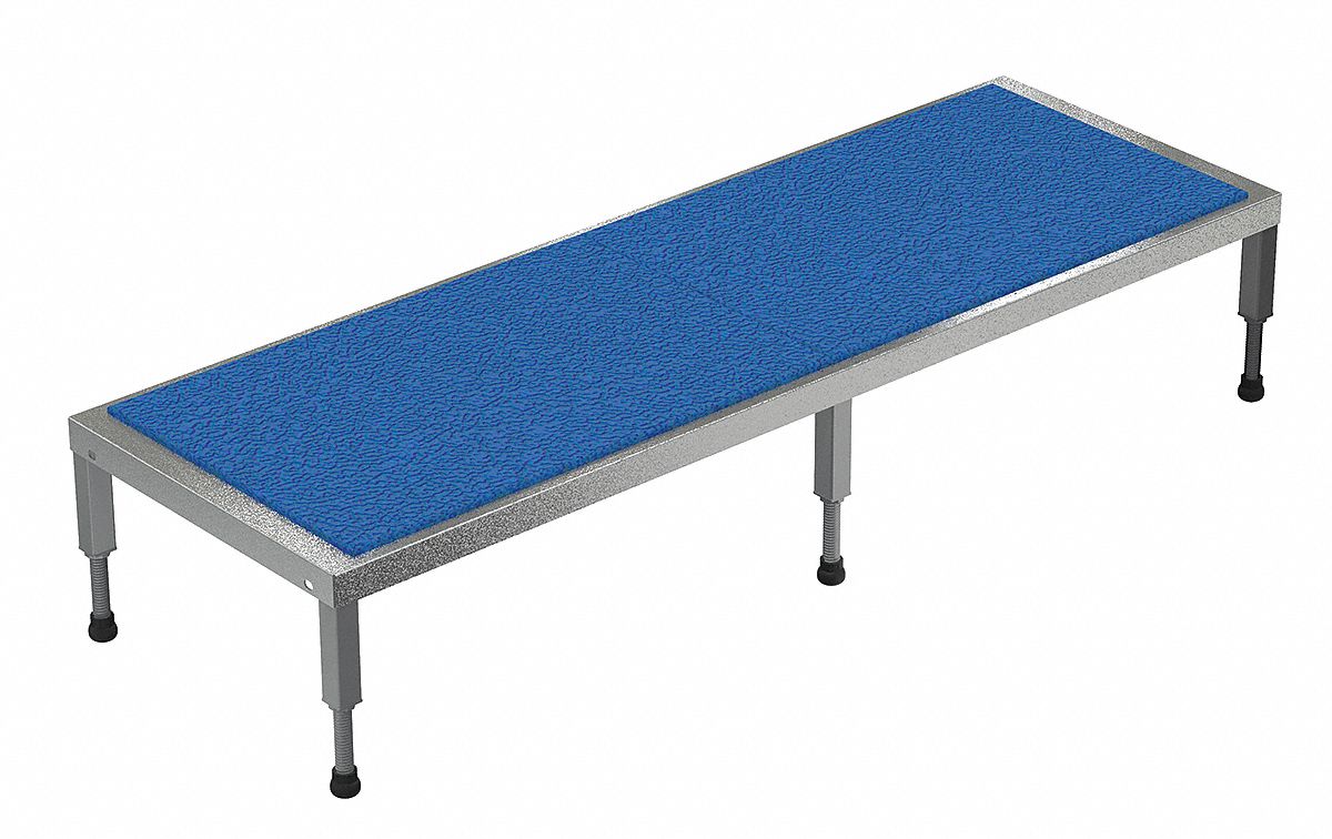 Work Platform, Stainless Steel, Quad Access Platform Style, 9 in to 14 ...