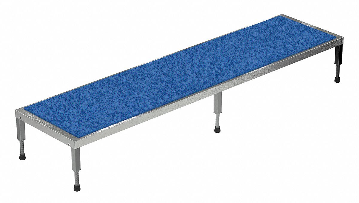 Work Platform, Stainless Steel, Quad Access Platform Style, 9 in to 14 ...