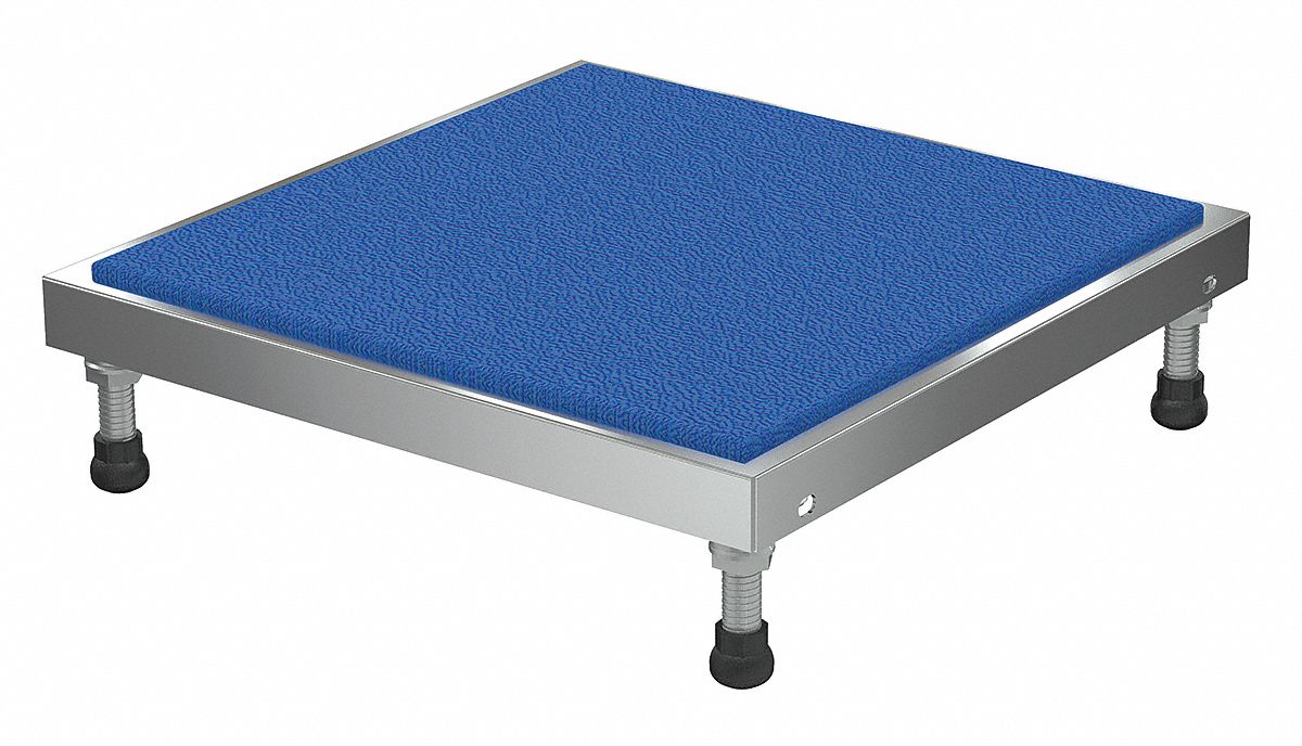 Work Platform, Aluminum, Quad Access Platform Style, 5 in to 8 in ...