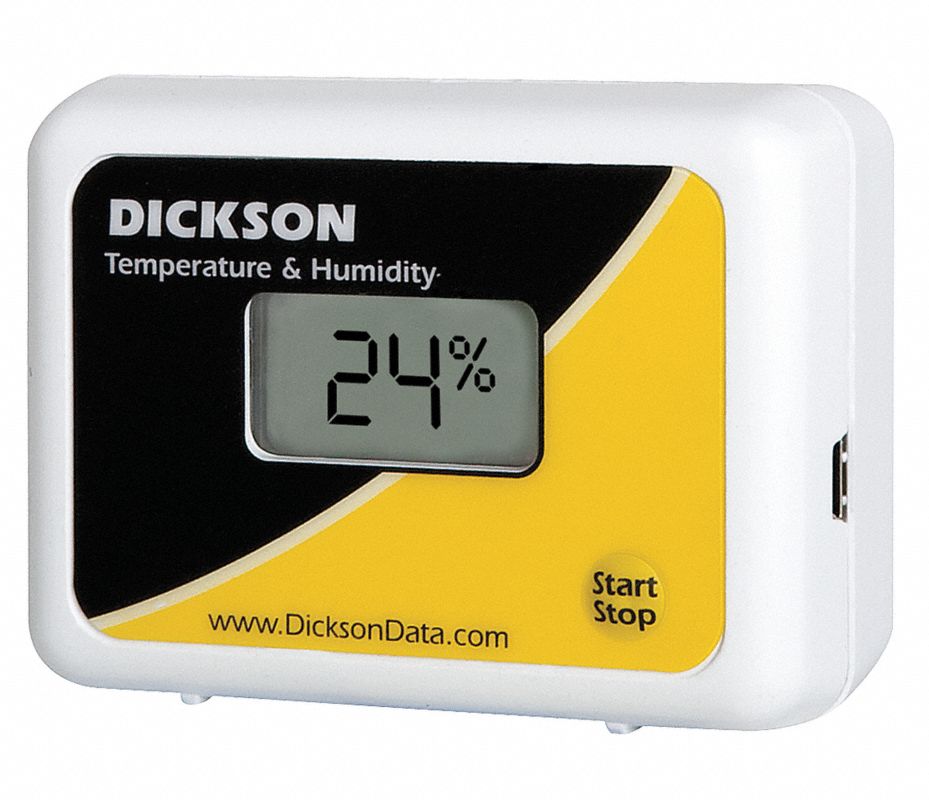 DICKSON Registrador de Datos,Temp./Humedad,USB - Registradores de Datos de Propiedades No ...