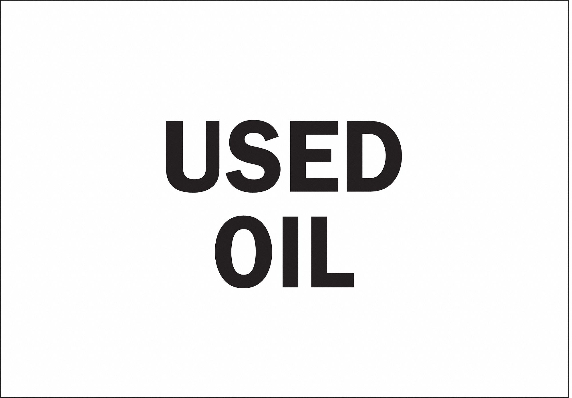 Polyester, Adhesive Sign Mounting, Chemical Sign - 6EW53|43983 - Grainger