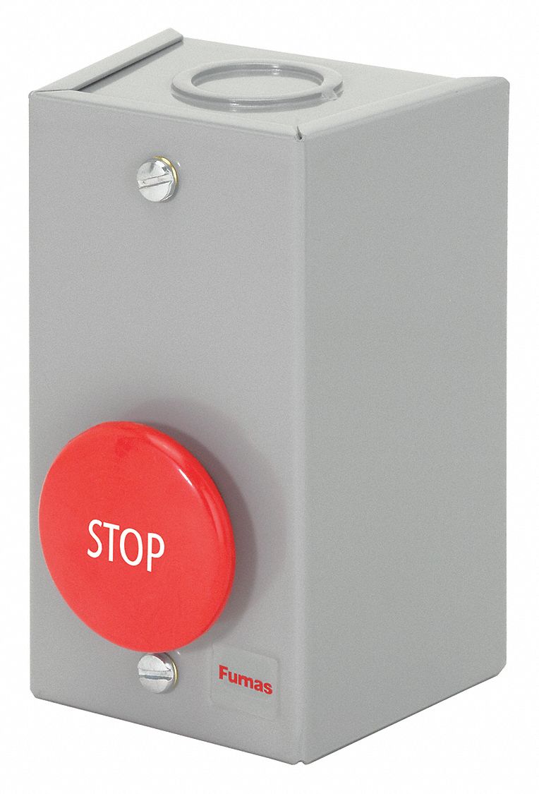 SIEMENS Push Button Control Station, 1NO/1NC, Stop, Push Button with ...