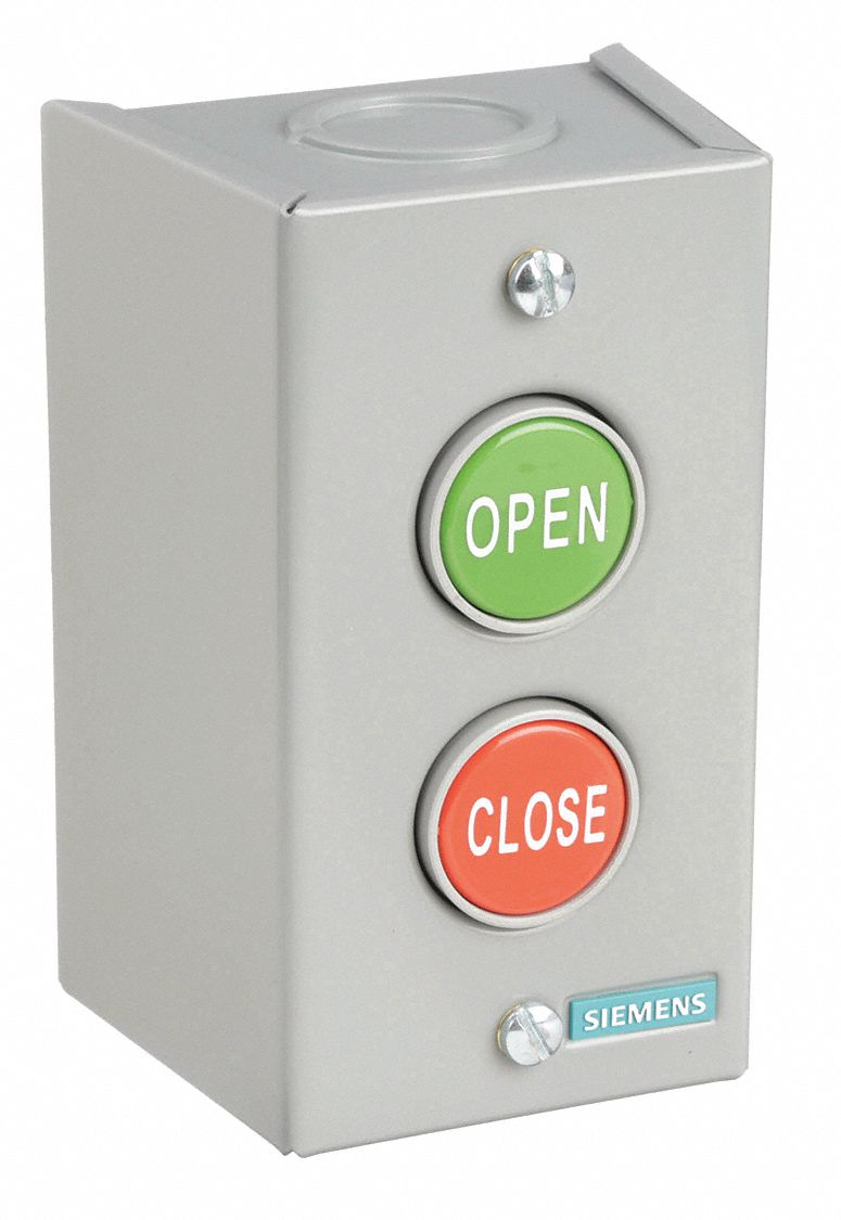 SIEMENS, (2) Flush Push Buttons, 0 Pilot Lights, Pendant Control Station - 6EWZ9|50DA3HJ - Grainger