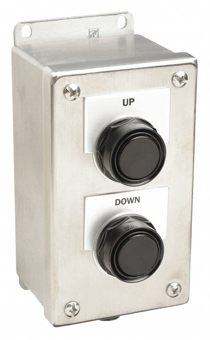 SIEMENS, (2) Flush Push Buttons, 0 Pilot Lights, Control Station ...