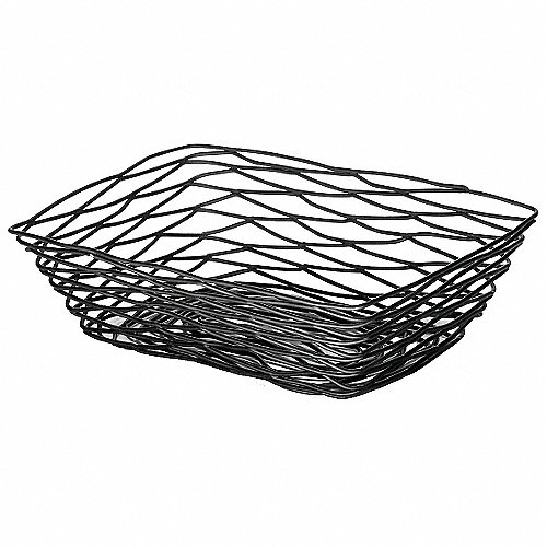 TABLECRAFT PRODUCTS COMPANY Cesta d/Servir Comida, Metal, Neg,PQ6 ... TABLECRAFT PRODUCTS COMPANY Cesta d/Servir Comida, Metal, Neg,PQ6 ...