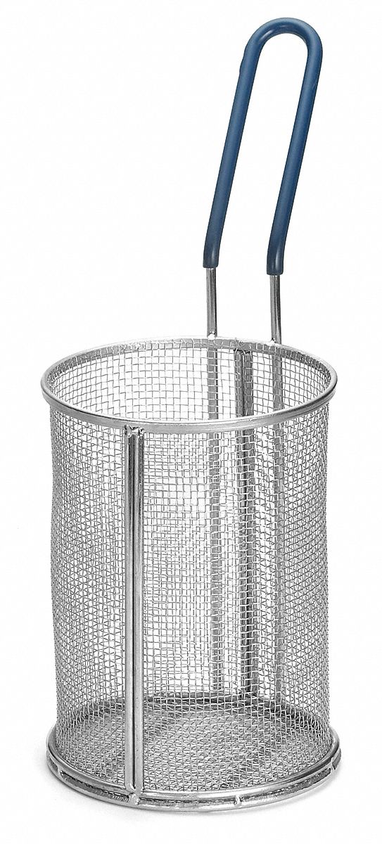 TABLECRAFT PRODUCTS COMPANY, 0.8 mm Gauge, 6 1/4 in Dia, Pasta Basket ...