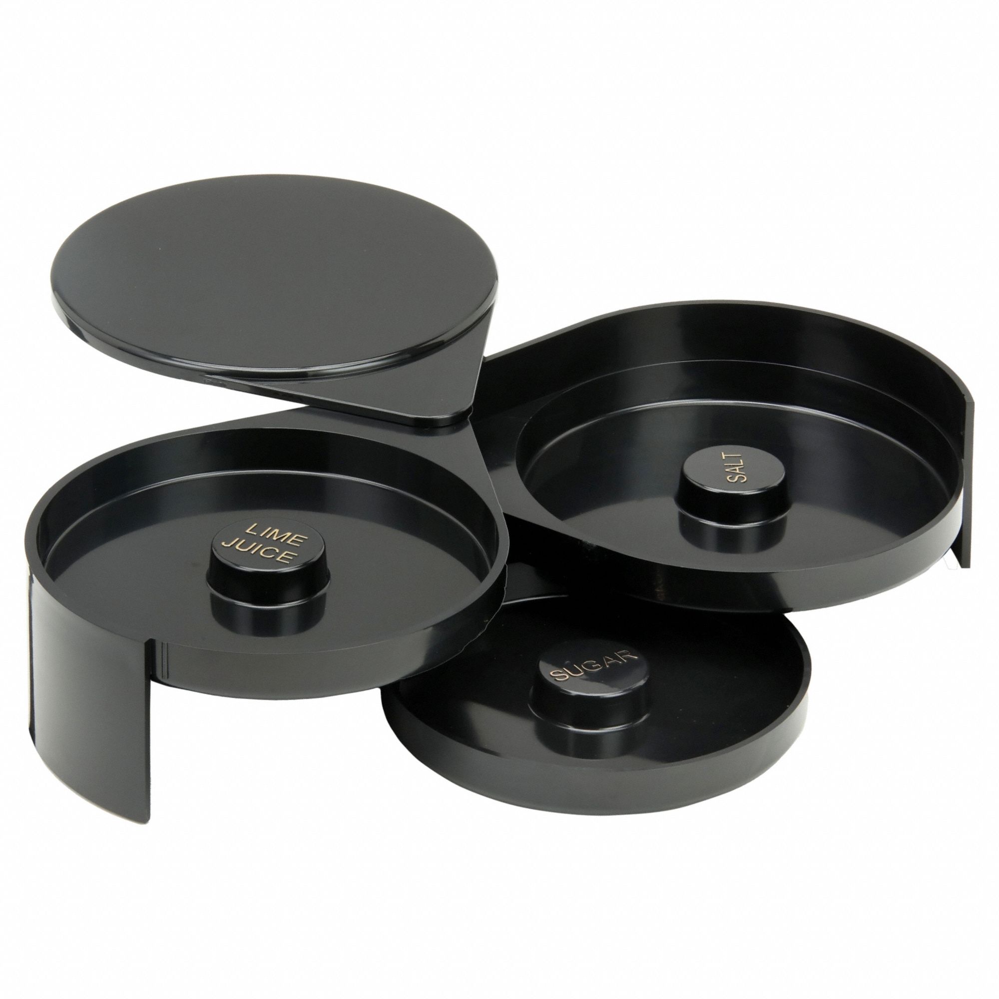 TABLECRAFT PRODUCTS COMPANY, 2 7/8 in Overall Lg, Black, Glass Rimmer ...