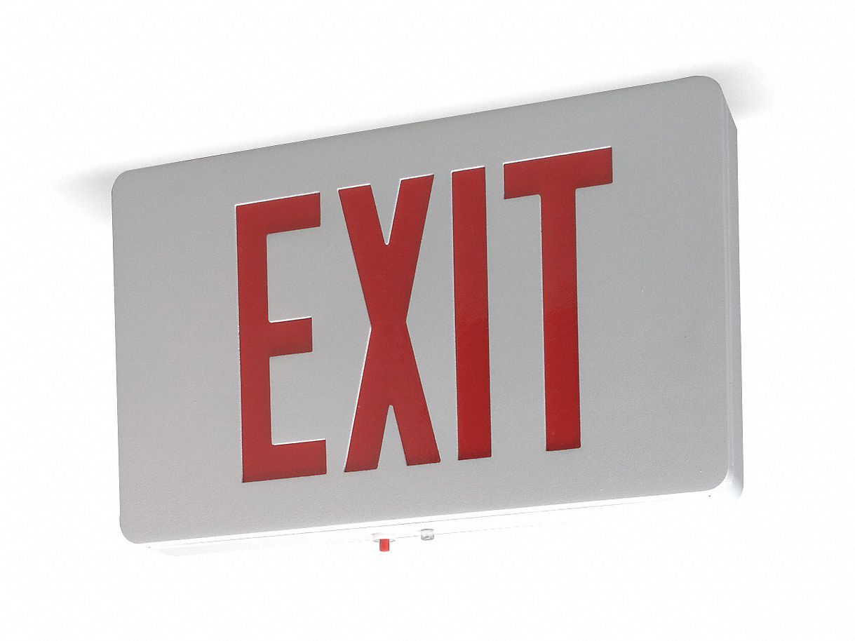 Led Exit Sign 2 5 W Grainger