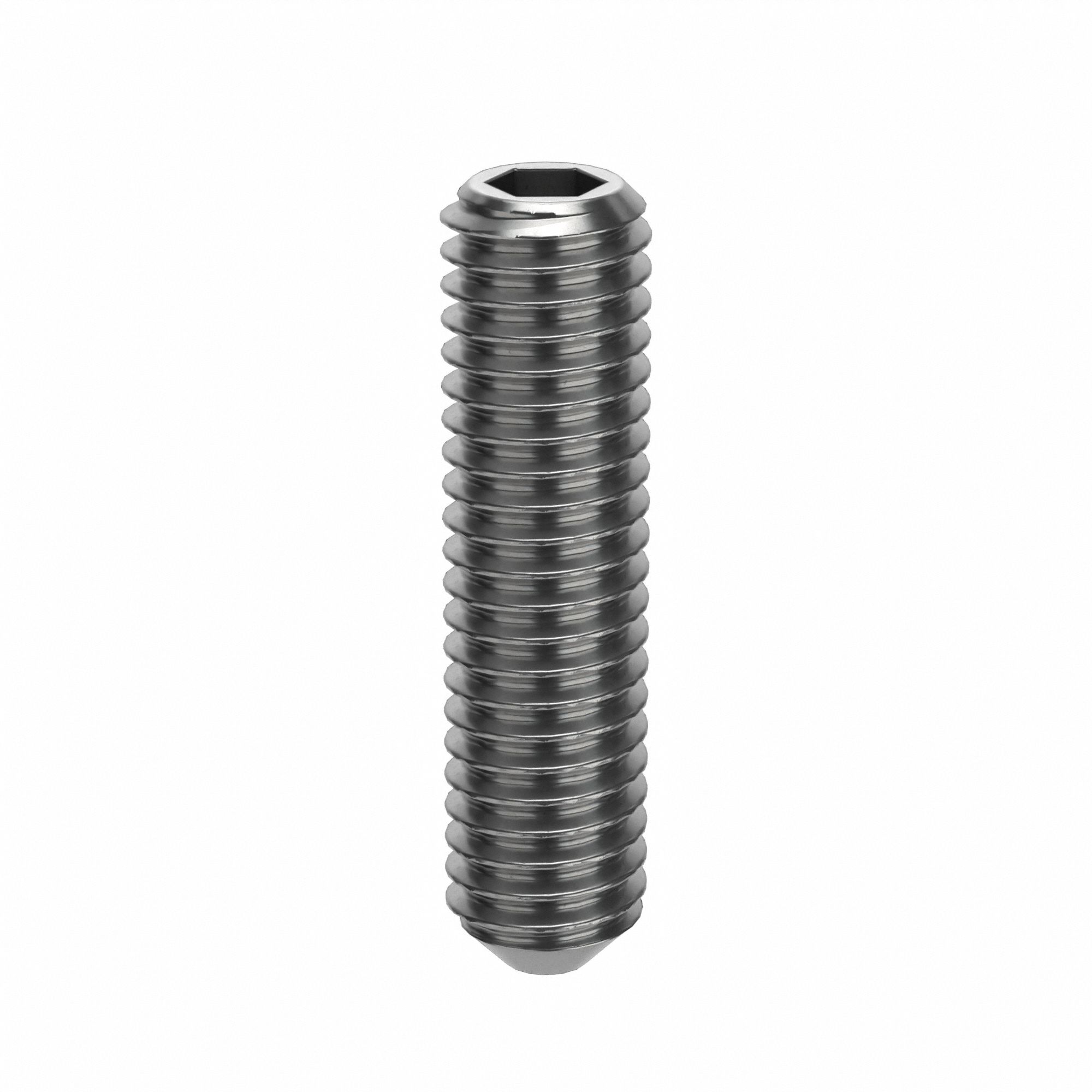 M3x0.5 Thread Size, 12 mm Overall Lg, Socket Set Screw - 6FA18|M51260 ...