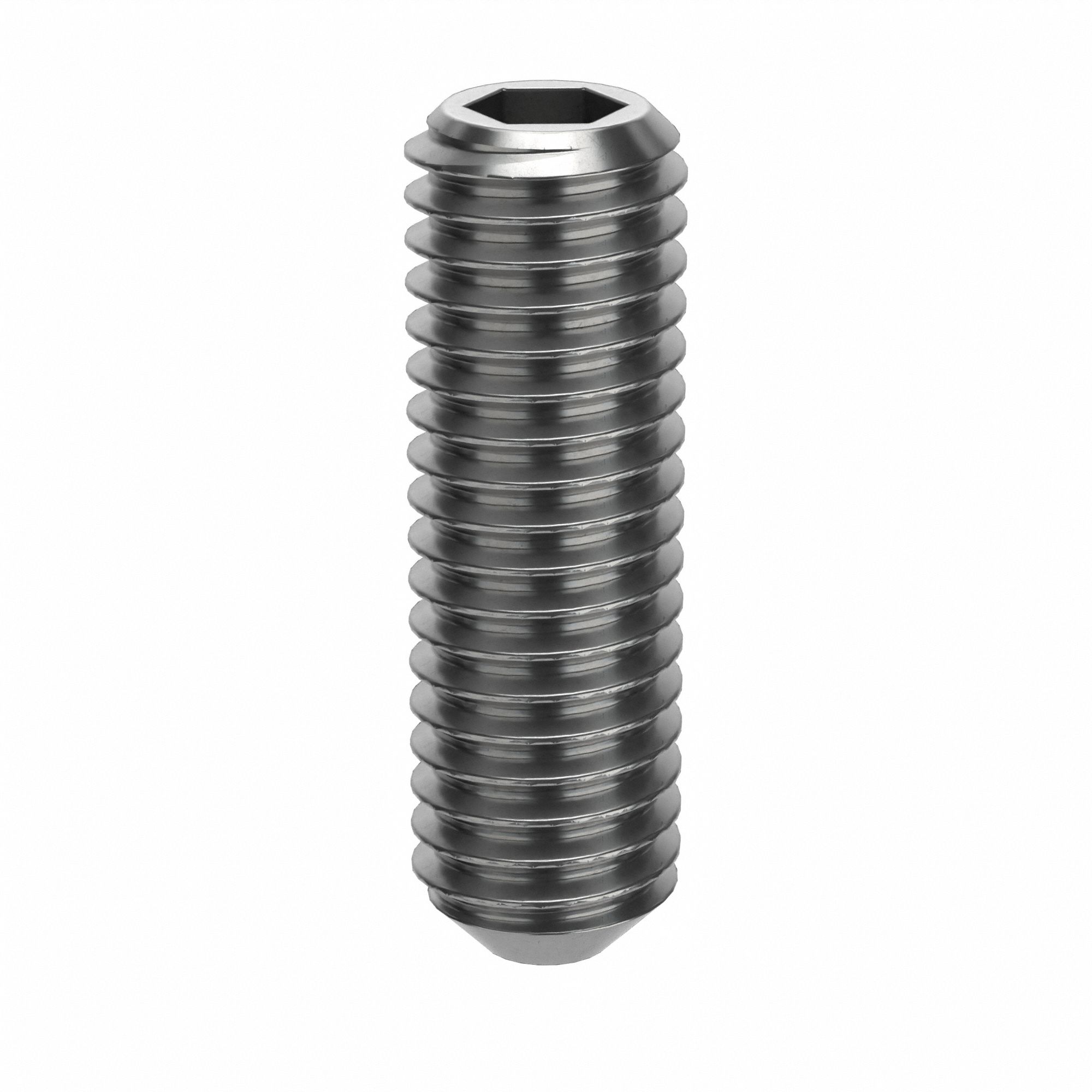 M5x0.8 Thread Size, 16 mm Overall Lg, Socket Set Screw - 6FA54|M51260 ...